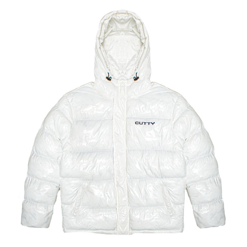 Cutty Men Shine Fashion Padded Jacket - White - 178567 – Orkini Clothing