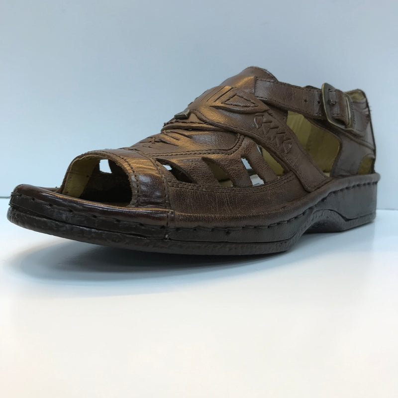 Omega cut out design strap sandal-Buffalo Earth – Orkini Clothing